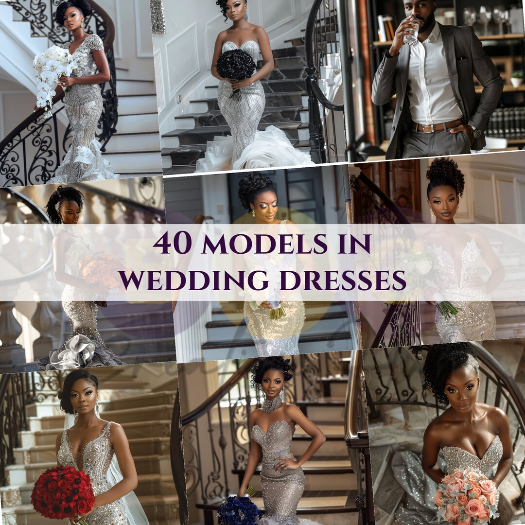 40 Models in Wedding Dresses , Social Media, Ebooks, Models, Stock ...