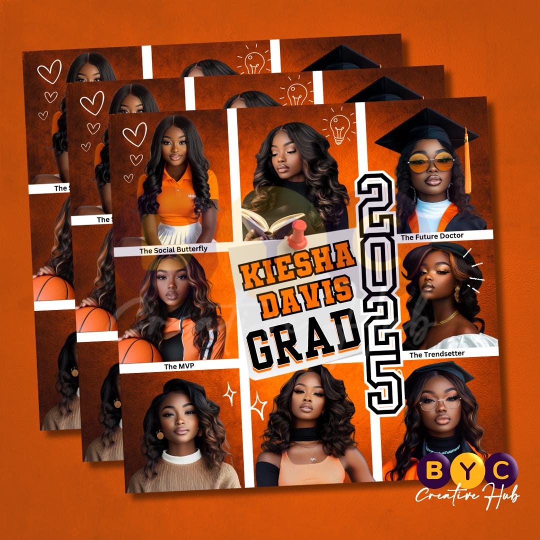 Grad Flyer, Editable Canva Flyer Template, Customizable Design, Digital ...