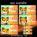 Cute Fox LOL, Laugh, Hype, Gun, Sleep, Wow, Surprised - 5 Twitch Sub ...