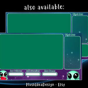 Cute Aliens Panels - 10 Twitch Panel Package - Graphics for Streamer ...