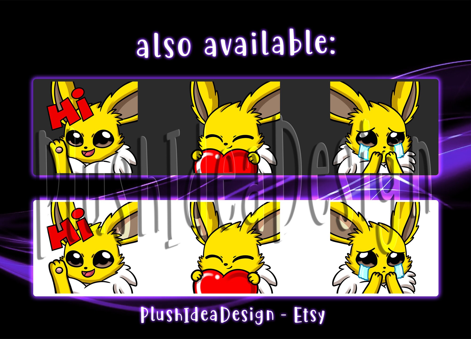 Jolteon Angry Rage Sip Lurk Laugh LOL Happy Hype Cheer - Etsy
