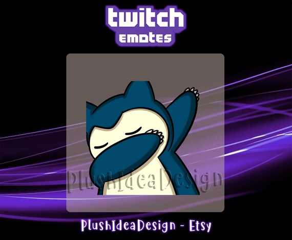 Snorlax Dab Dabbing Pokemon Twitch Sub Emote Pokemon - Etsy.de
