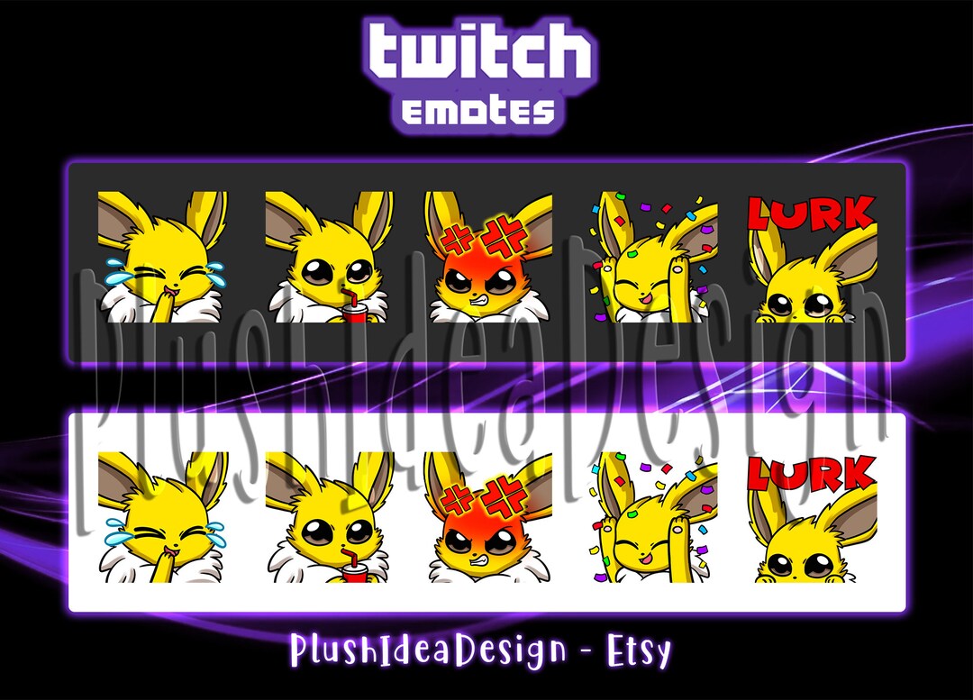 Jolteon Angry Rage Sip Lurk Laugh LOL Happy Hype Cheer - Etsy