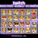 Yoshi 5 Twitch Sub/cheer Badges/bit Badges Super Mario - Etsy