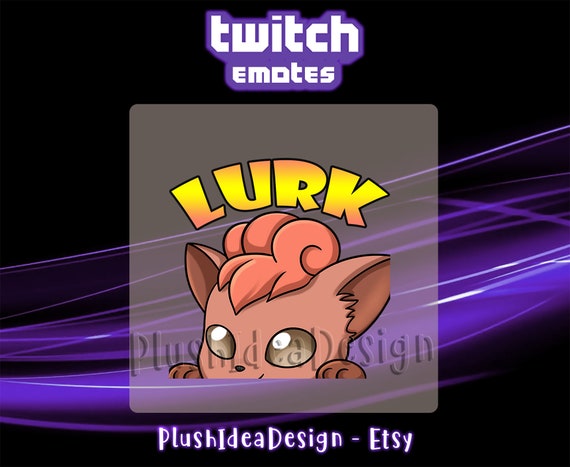 Lurch Vulpix Pokemon Twitch Sub Emote Pokemon Twitch | Etsy