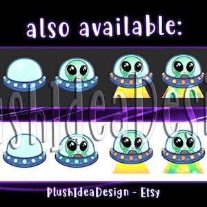 Cute Aliens Panels - 10 Twitch Panel Package - Graphics for Streamer ...