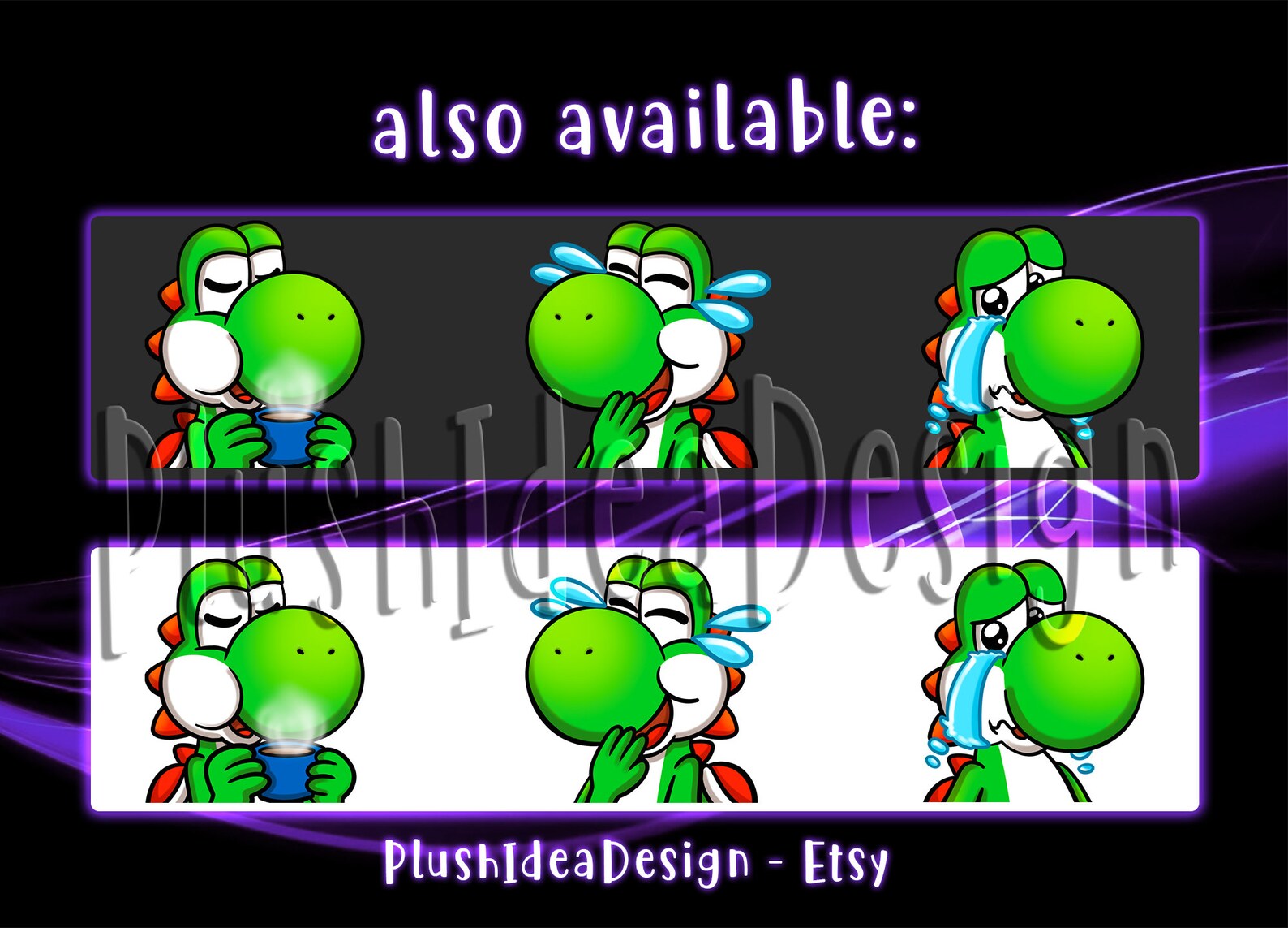 Yoshi 5 Twitch Sub/cheer Badges/bit Badges Super Mario - Etsy