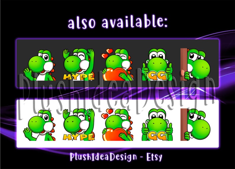 Yoshi 5 Twitch Sub/cheer Badges/bit Badges Super Mario - Etsy