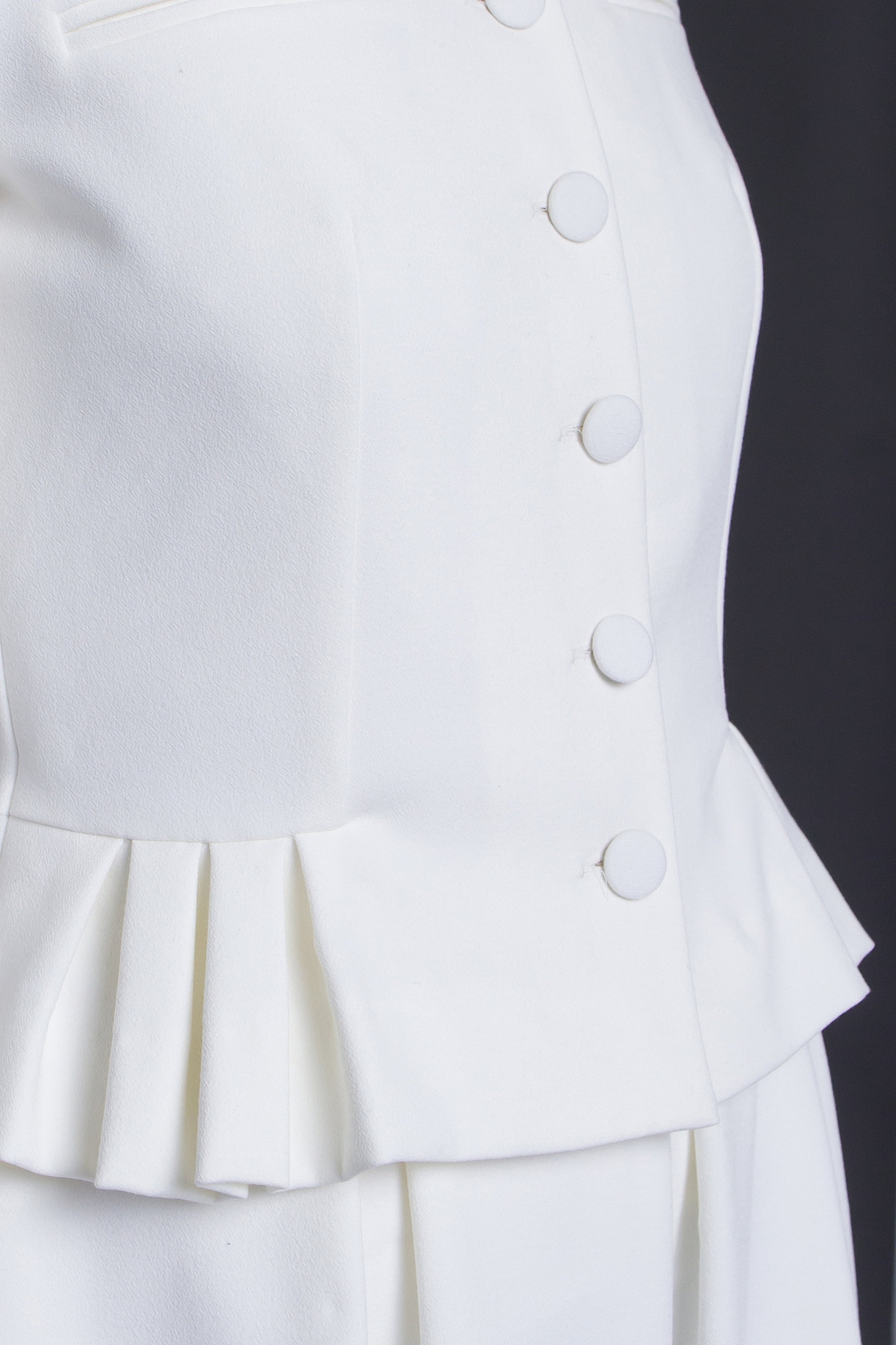 White Suit Women Wedding Skirt Suit Two Piece Set Etsy
