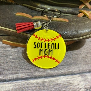 Baseball & Softball Customizable Personalized Keychains - Etsy