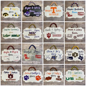 College Dorm Room Roommate Door Sign|custom|dorm Decor|personalized - Etsy