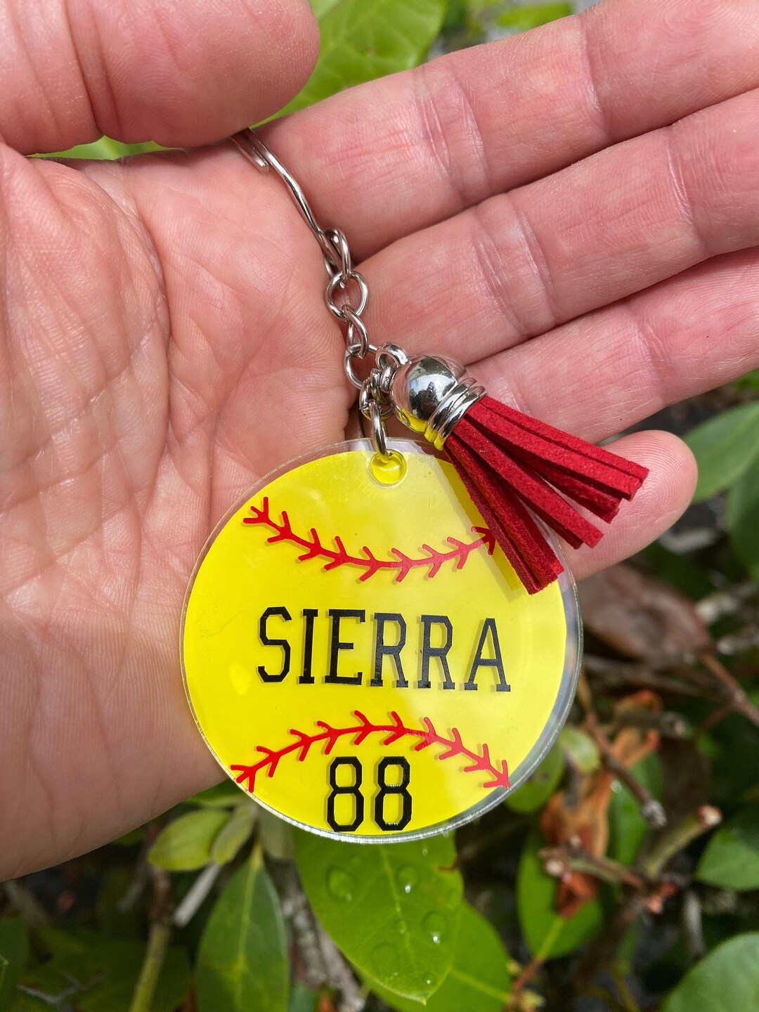 Baseball & Softball Customizable Personalized Keychains - Etsy