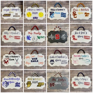College Dorm Room Roommate Door Sign|custom|dorm Decor|personalized - Etsy