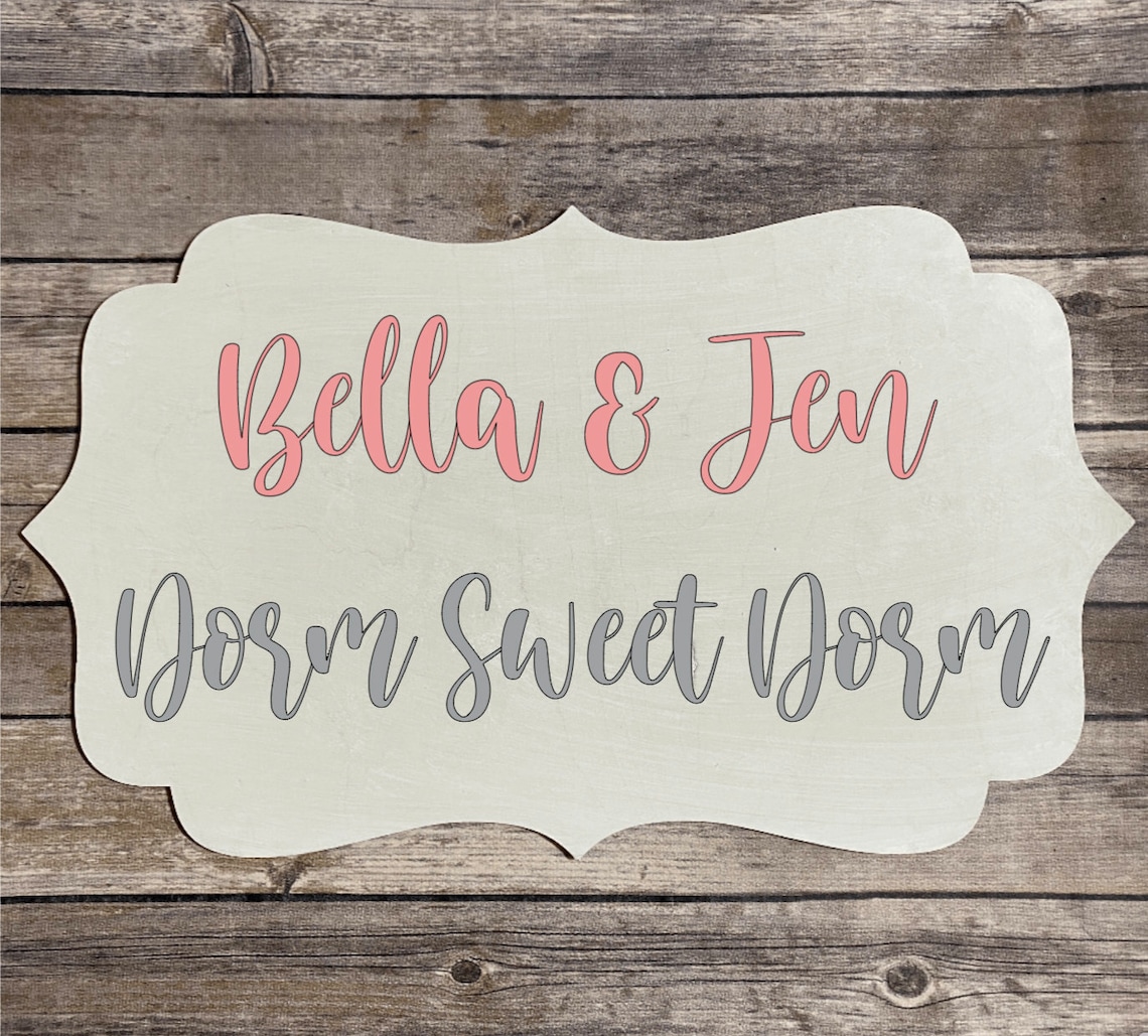 College Dorm Room Roommate Door Signcustomdorm - Etsy