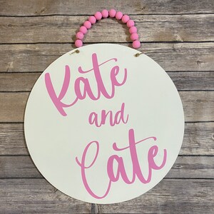 College Dorm Room Roommate Door Sign|circle Shape|custom|dorm Decor ...