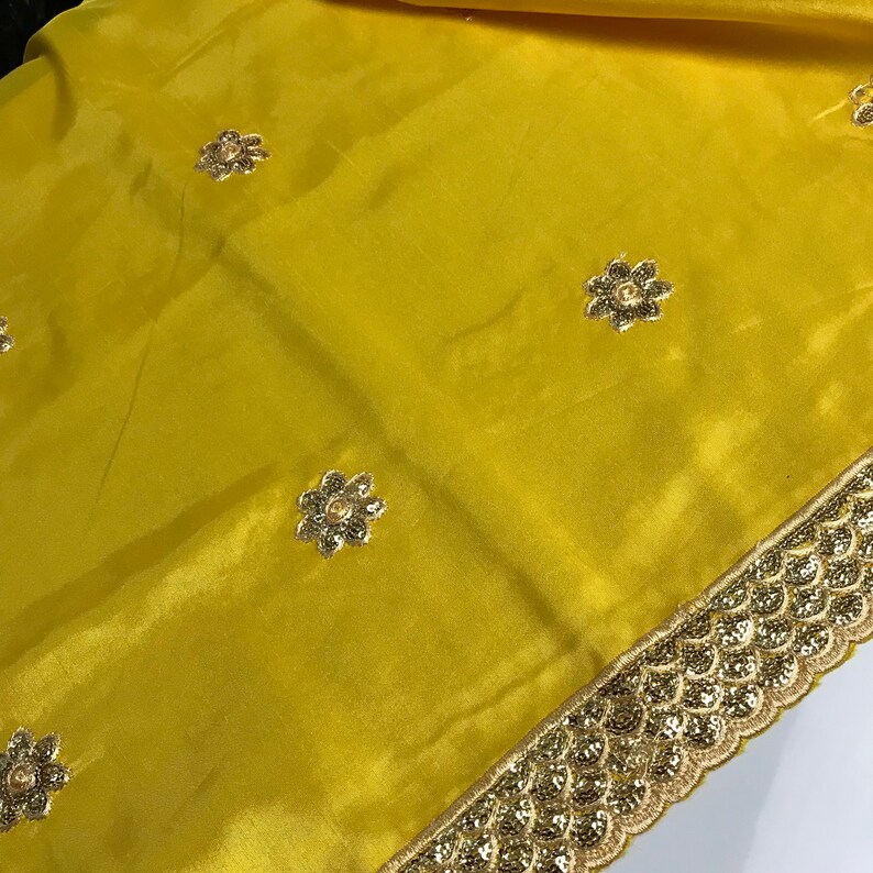 George Lace Sewing Craft Fabric Black Yellow Blue 5 Yards - Etsy