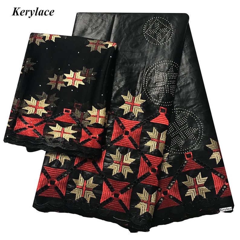 Bazin Fabric Wholesales Tissu African Bazin Lace With Net Lace - Etsy