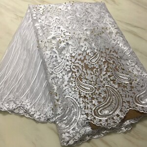 New French Net Swiss Voile Lace Fabric5 Yards African Tulle - Etsy