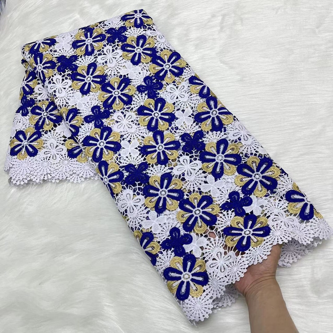 Mesh Sewing Textile Wedding Nigeria Cord Lace Fabric Bridal Dresses ...