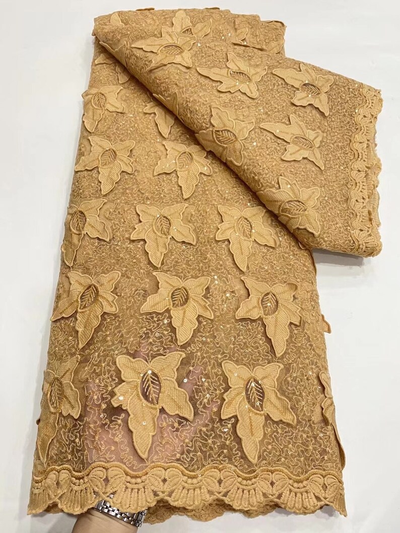 Embroidery 5 Yards Sequin Lace Fabrics Milky Fabric Cord Lace - Etsy