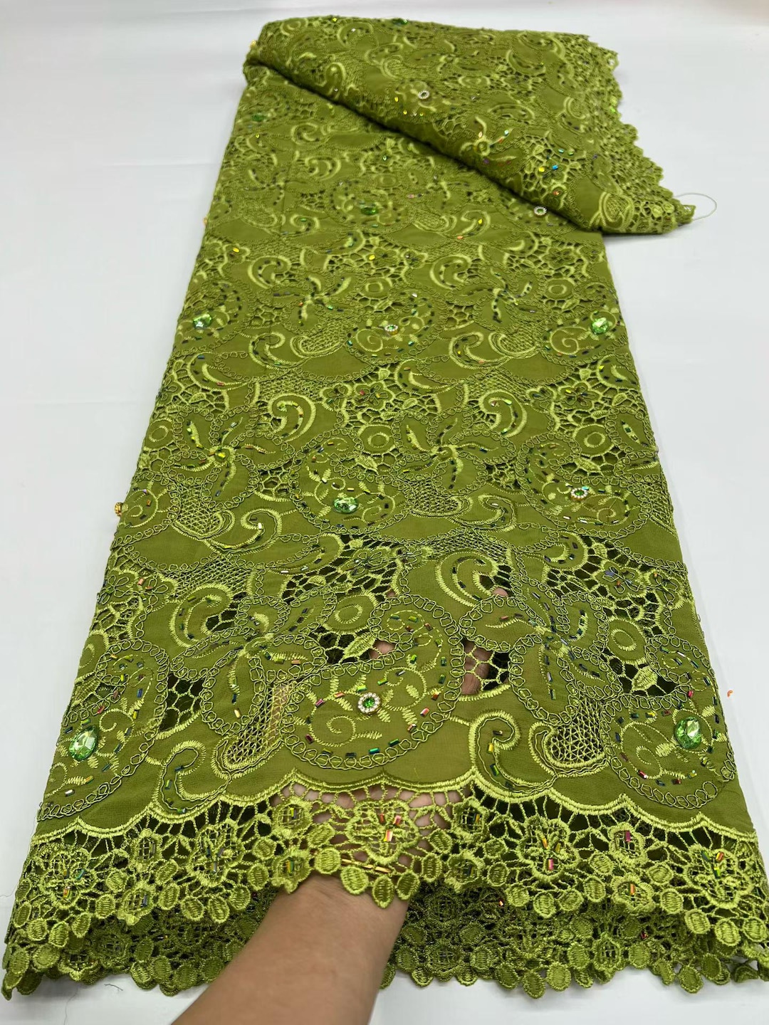 Wine Red Cord Lace Fabric, Embroidered Mesh With Stones, 5 Yards - Etsy UK