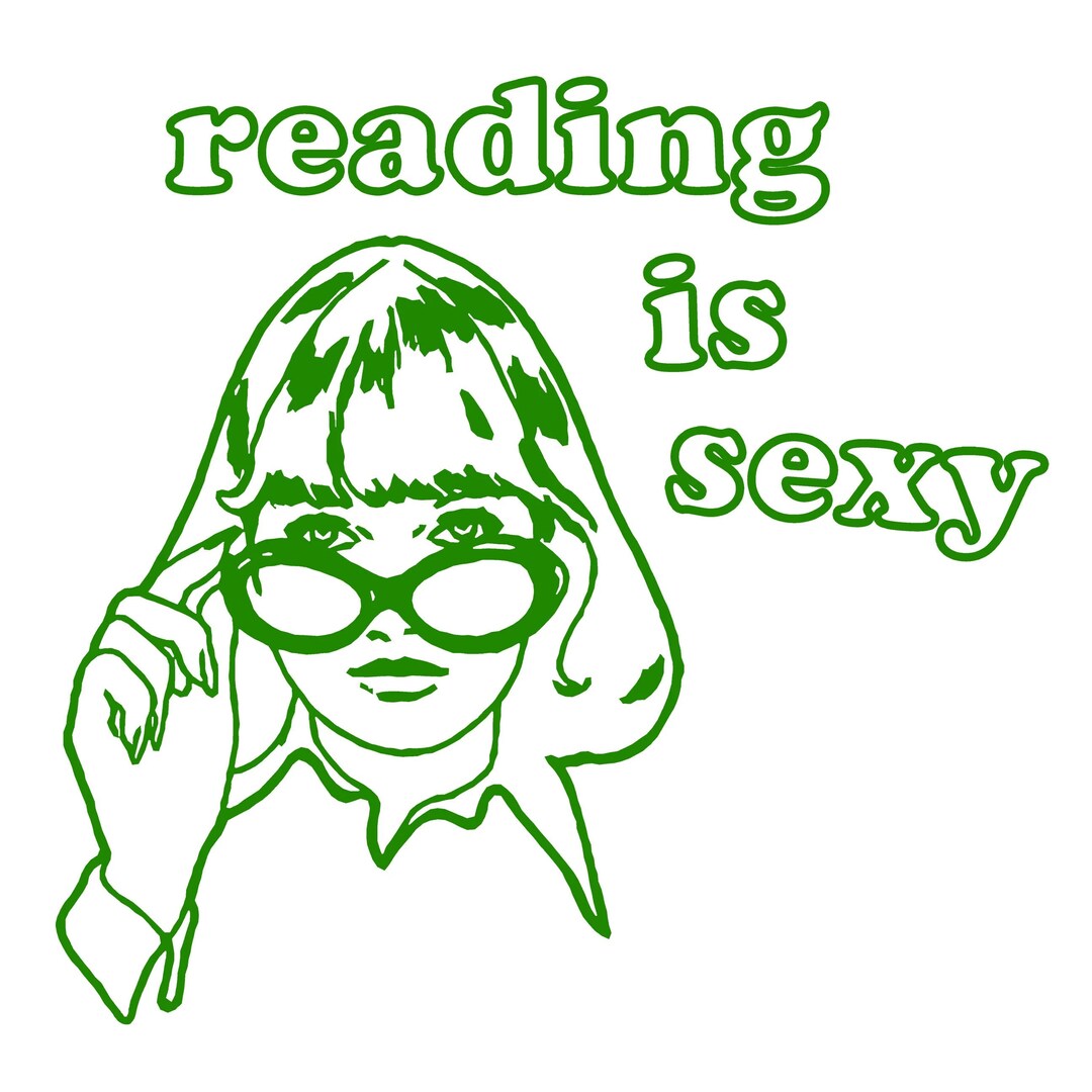 Reading Is Sexy Embroidery File Pes 4x4 Etsy
