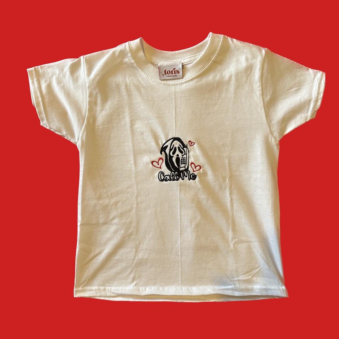 Call Me Scream Horror Film Baby Tee Halloween Crop Top Y2k Party - Etsy UK