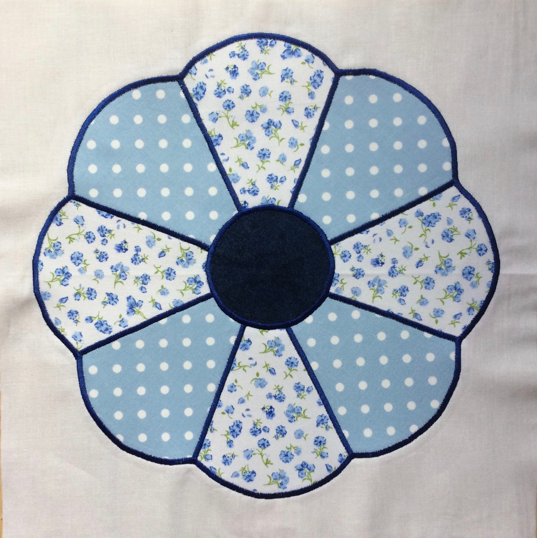 Dresden Fan 8 Plate Applique Patchwork Block - Etsy