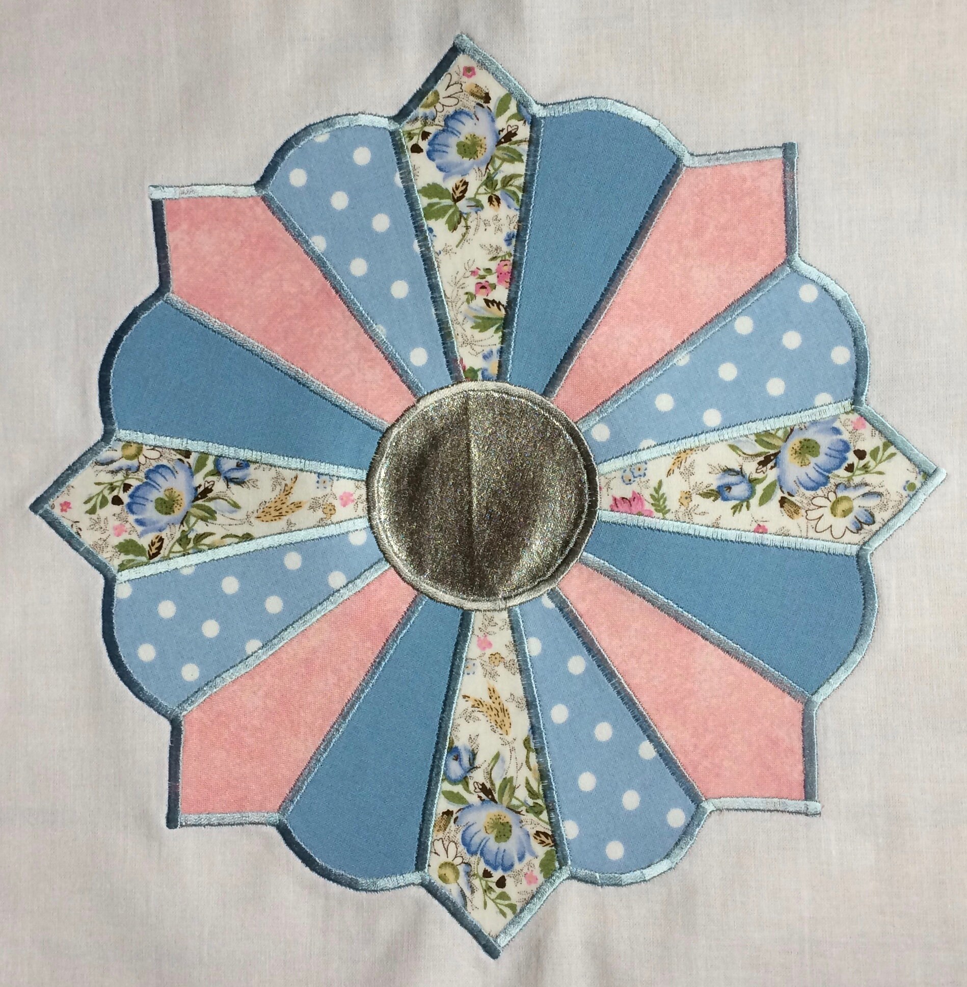 16 Plate Dresden Fan Quilt Block Pattern - Etsy