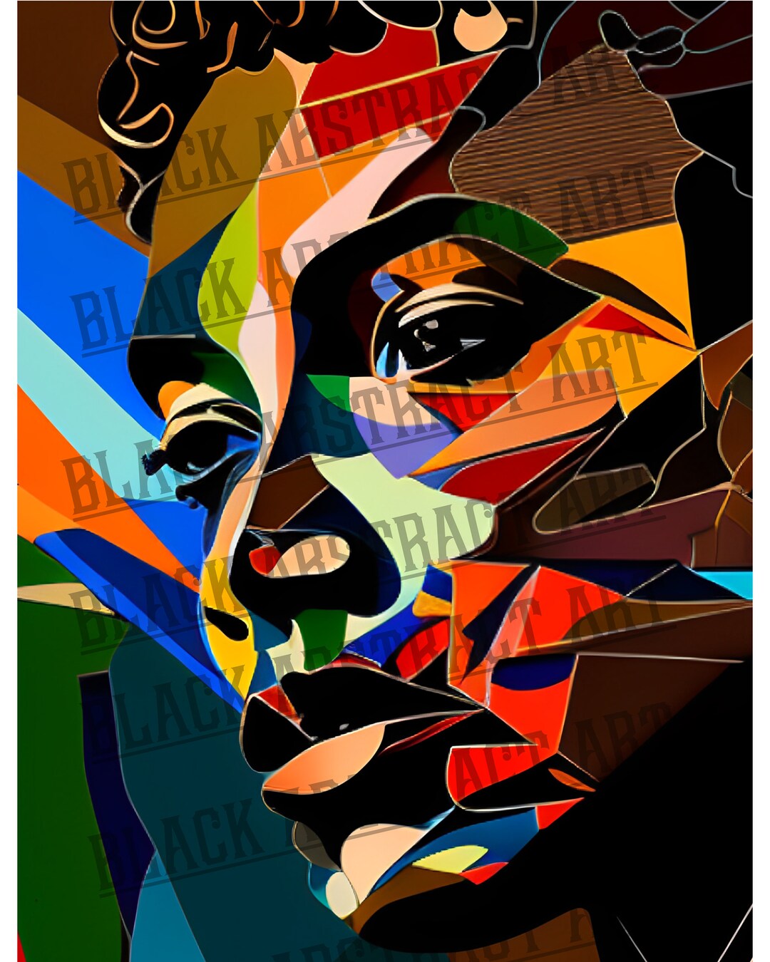 A Kings View-illustration, PNG, JPEG, Downloadable, Abstract, Painting ...