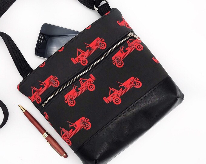 Jeep Wrangler Purse, Red Jeep Crossbody, Jeep Shoulder Bag, Jeep ...