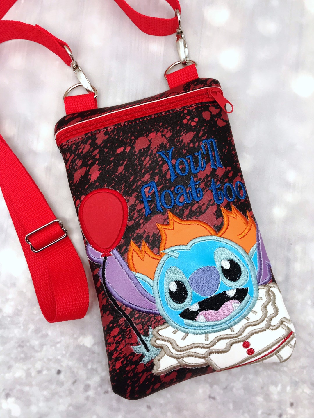 Pennywise, Horror Crossbody, Blue Alien Halloween, Halloween Purse ...