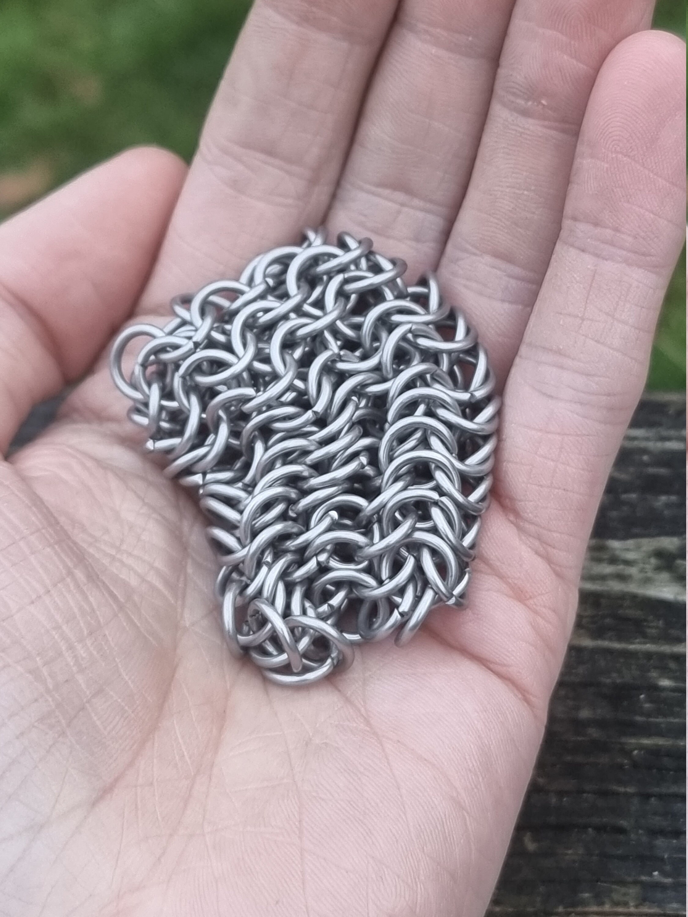 Chainmail Fidget Toy Tactile Fidget Toy Every Day Carry - Etsy