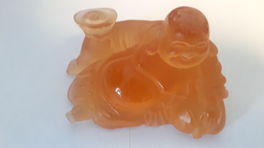 Daum Crystal Pate De Verre Happy Buddha - Etsy