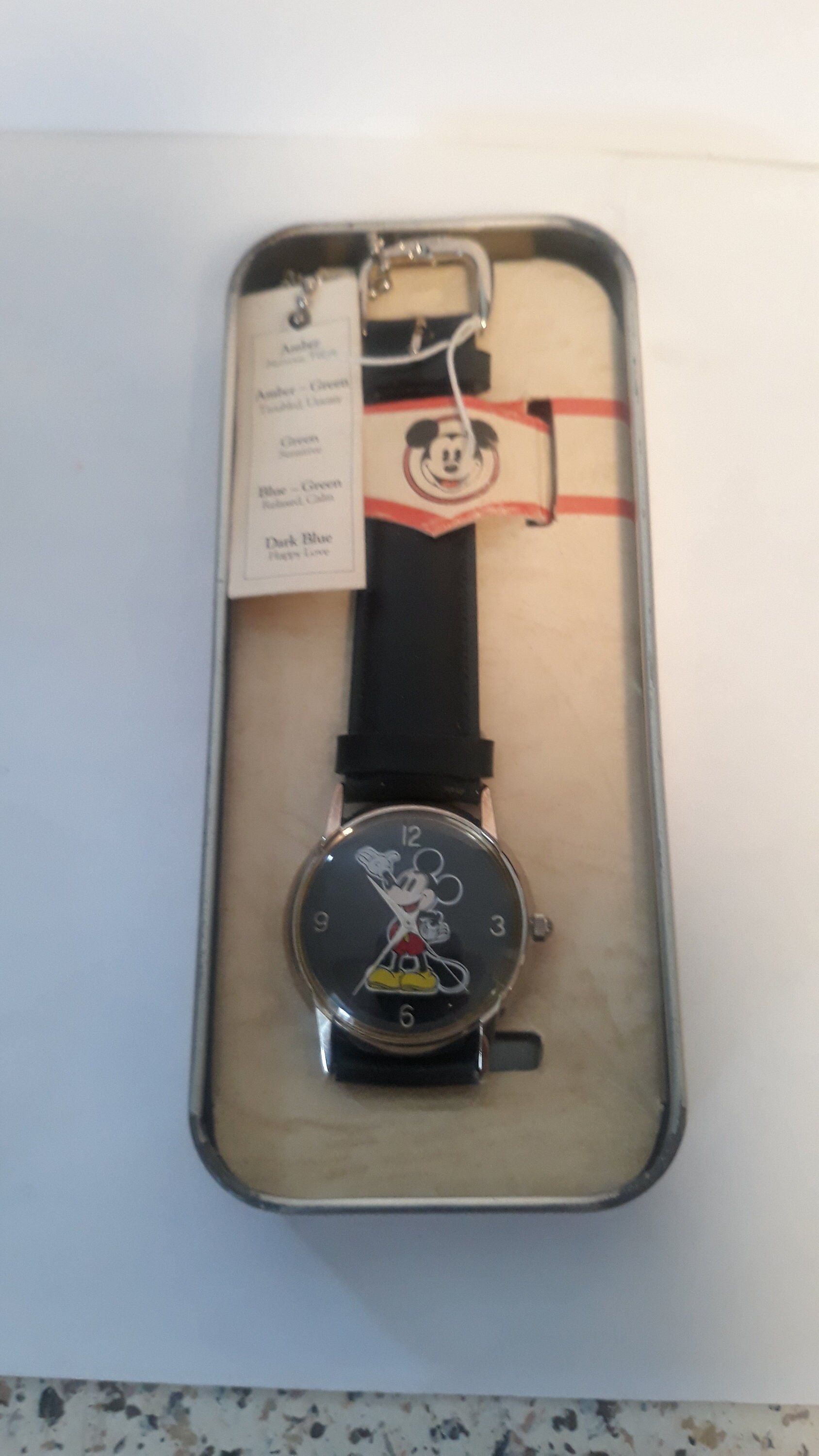 Vintage Rare Mickey Mouse Mood Watch - Etsy