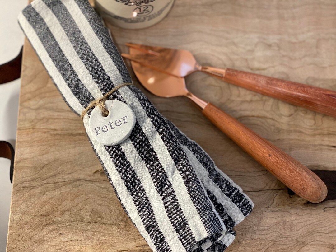 Personalized Clay Tags or Ornaments - Etsy