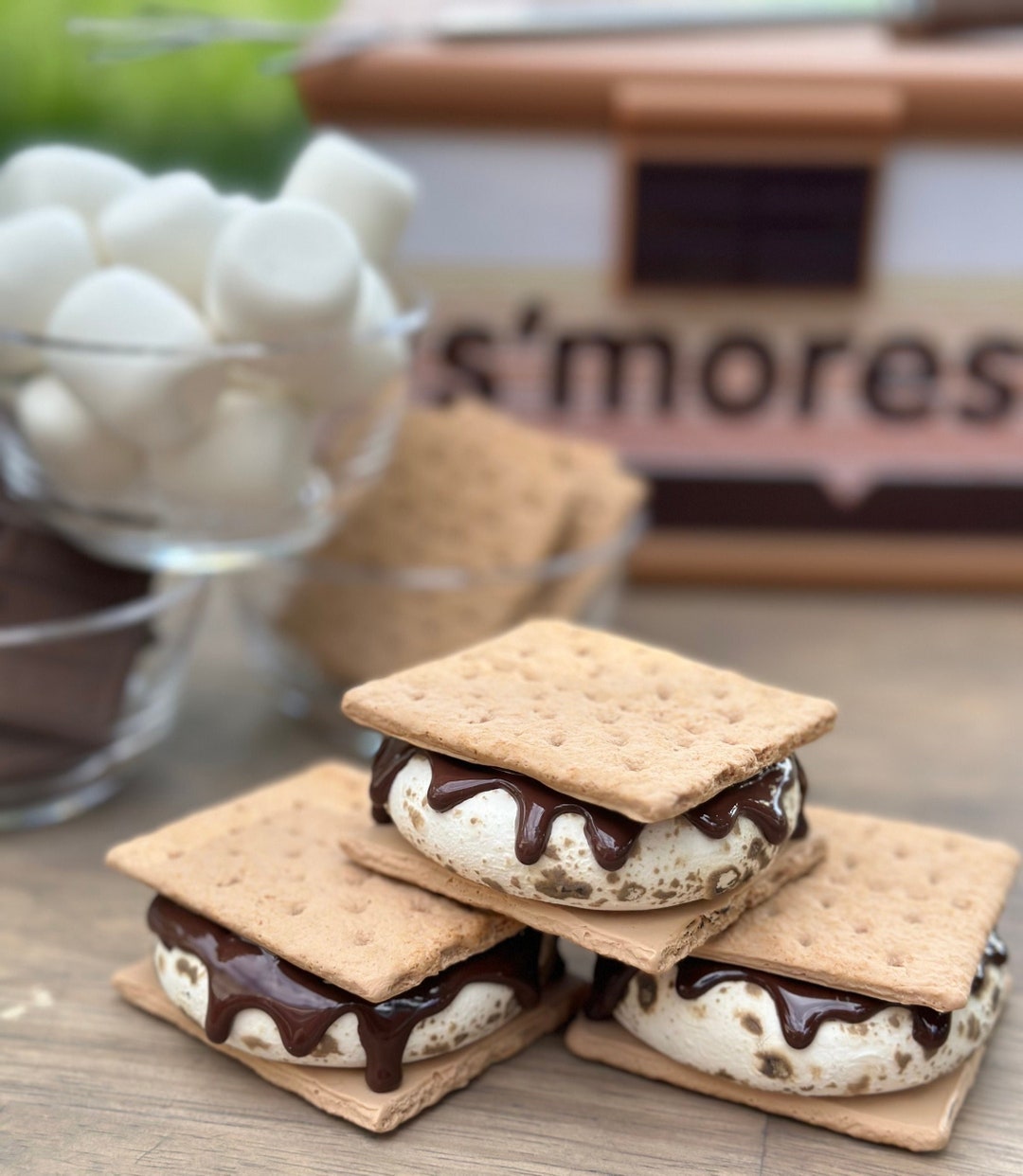 Faux S’more, Fake S’more for Display, S’more Display, Campfire Display ...