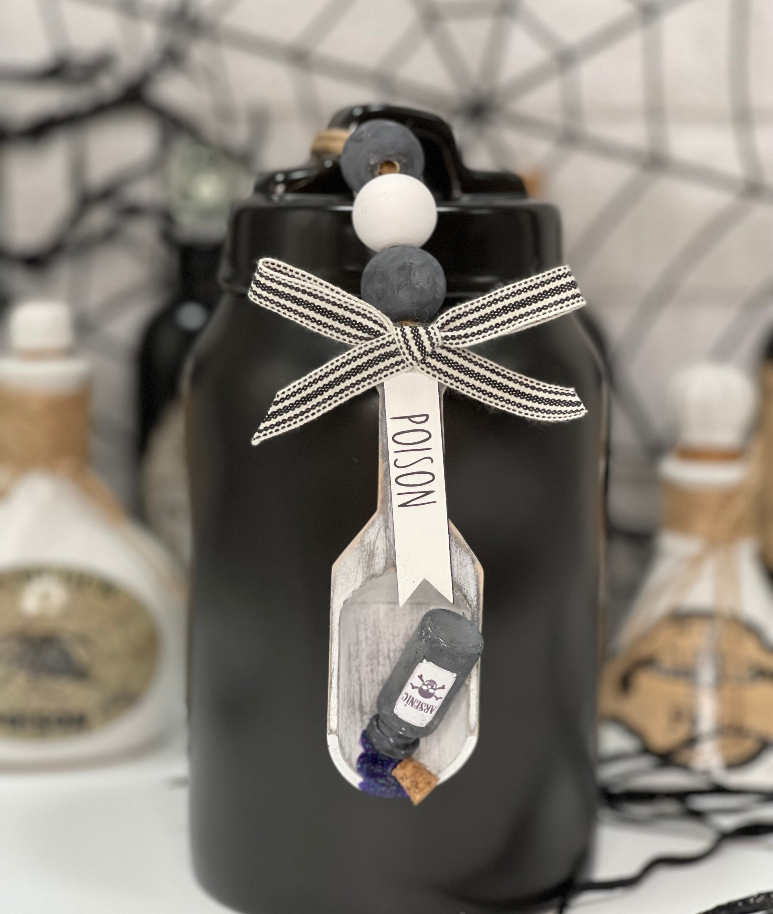 Halloween Potion, Halloween Decor, Poison Elixir Bottle, Halloween Bead ...