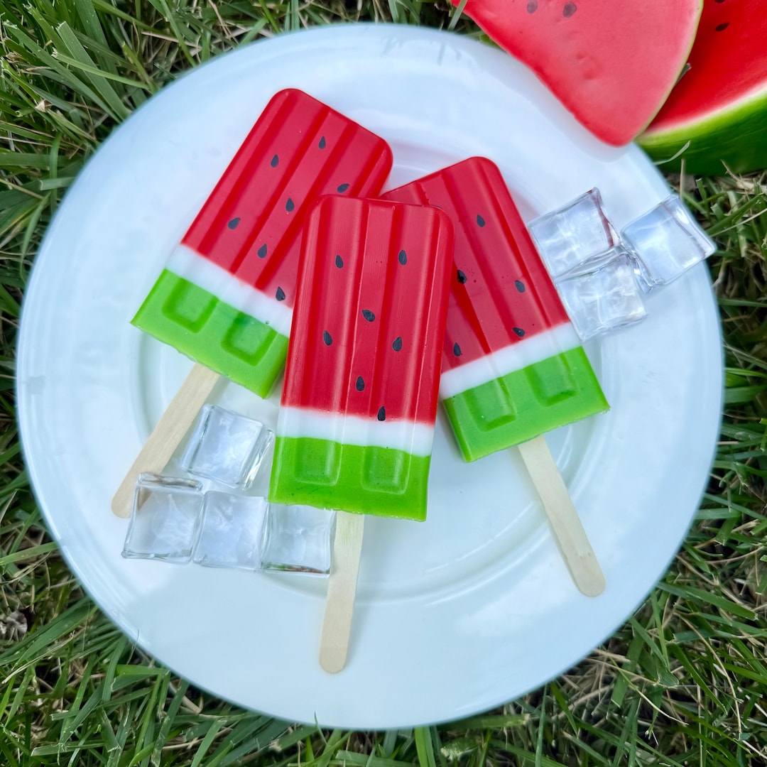 Watermelon Popsicle, Fake Popsicle, Fresh Watermelon, Watermelon Tray ...