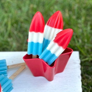 Fake Patriotic Popsicle, Fourth of July Popsicle, Patriotic Decor, Bomb ...