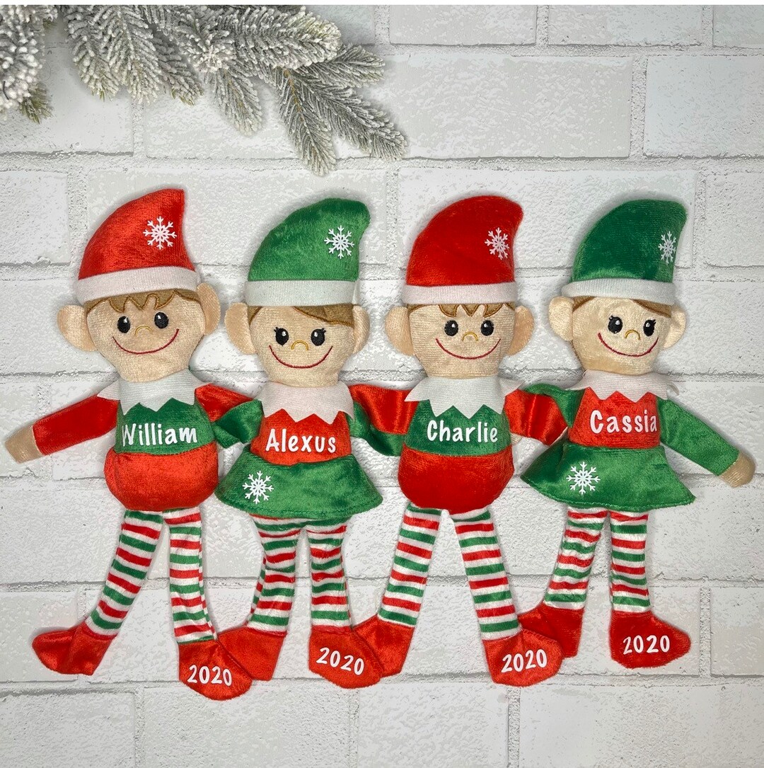 Custom Personalized Christmas Elf, Plush Elf, Boy Elf, Girl Elf, Plush ...