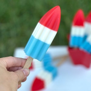Fake Patriotic Popsicle, Fourth of July Popsicle, Patriotic Decor, Bomb ...