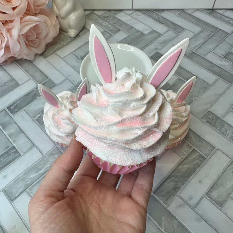 Fake Easter Cupcake Fake Bunny Ears Cupcake Bunny Cupcake - Etsy