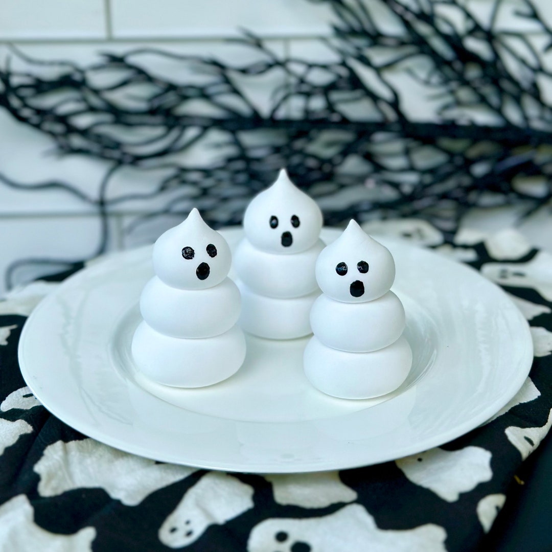 Fake Mini Ghost Marshmallows, Halloween Decor, Faux Halloween Treats ...