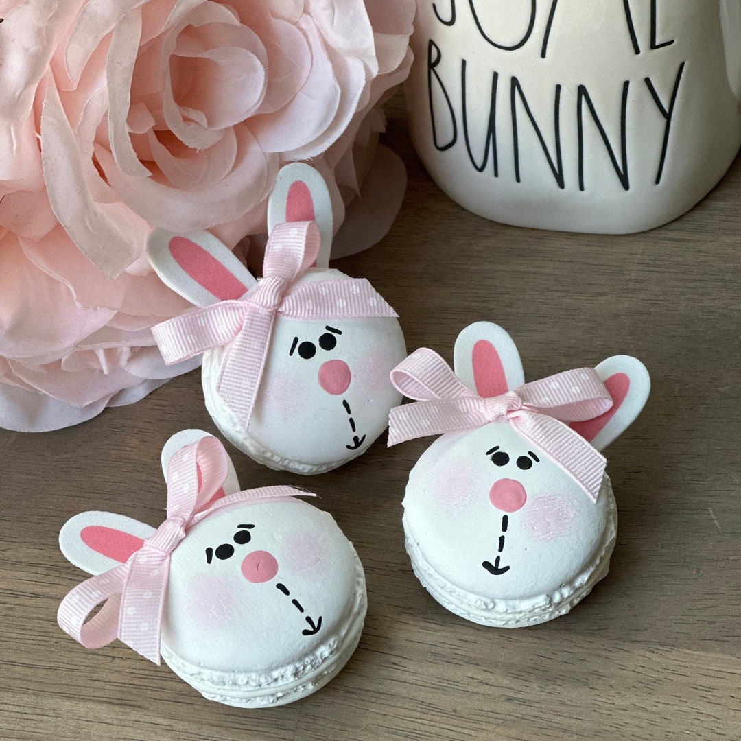 Easter Macaron, Bunny Macaron, Easter Bunny, Fake Easter Dessert ...