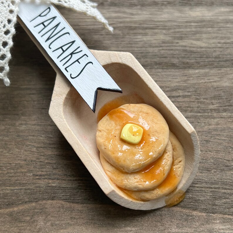 Mini Waffle or Pancake Bead Garland Scoop for Waffle or Pancake Mix ...