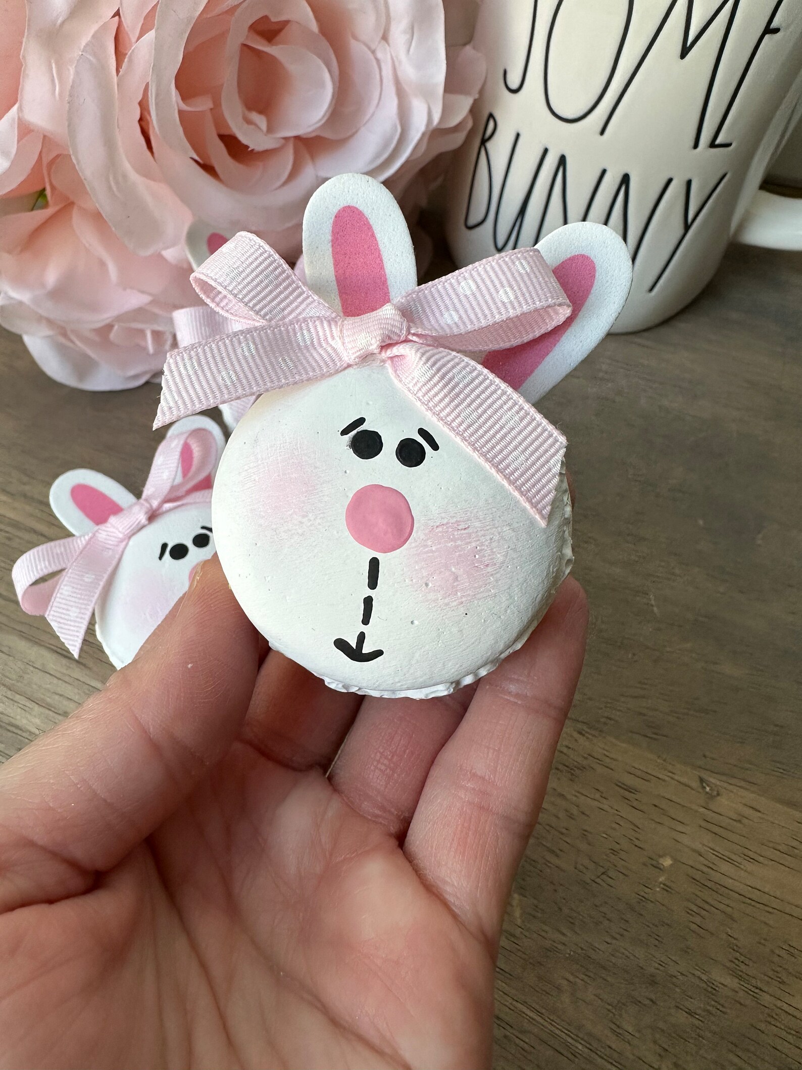 Easter Macaron, Bunny Macaron, Easter Bunny, Fake Easter Dessert ...