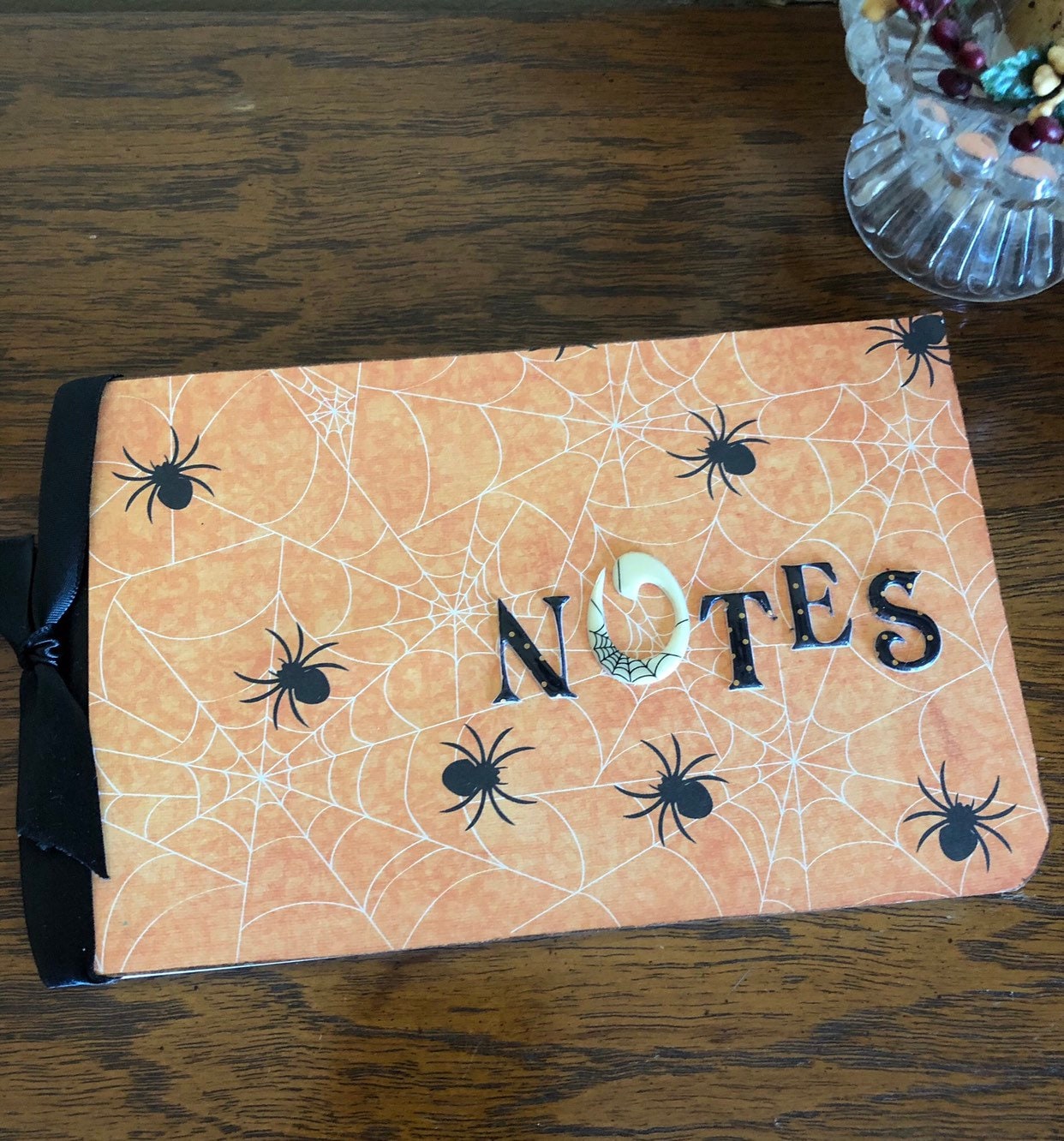 Creeping Spiders Halloween Notebook Journal Spellbook - Etsy