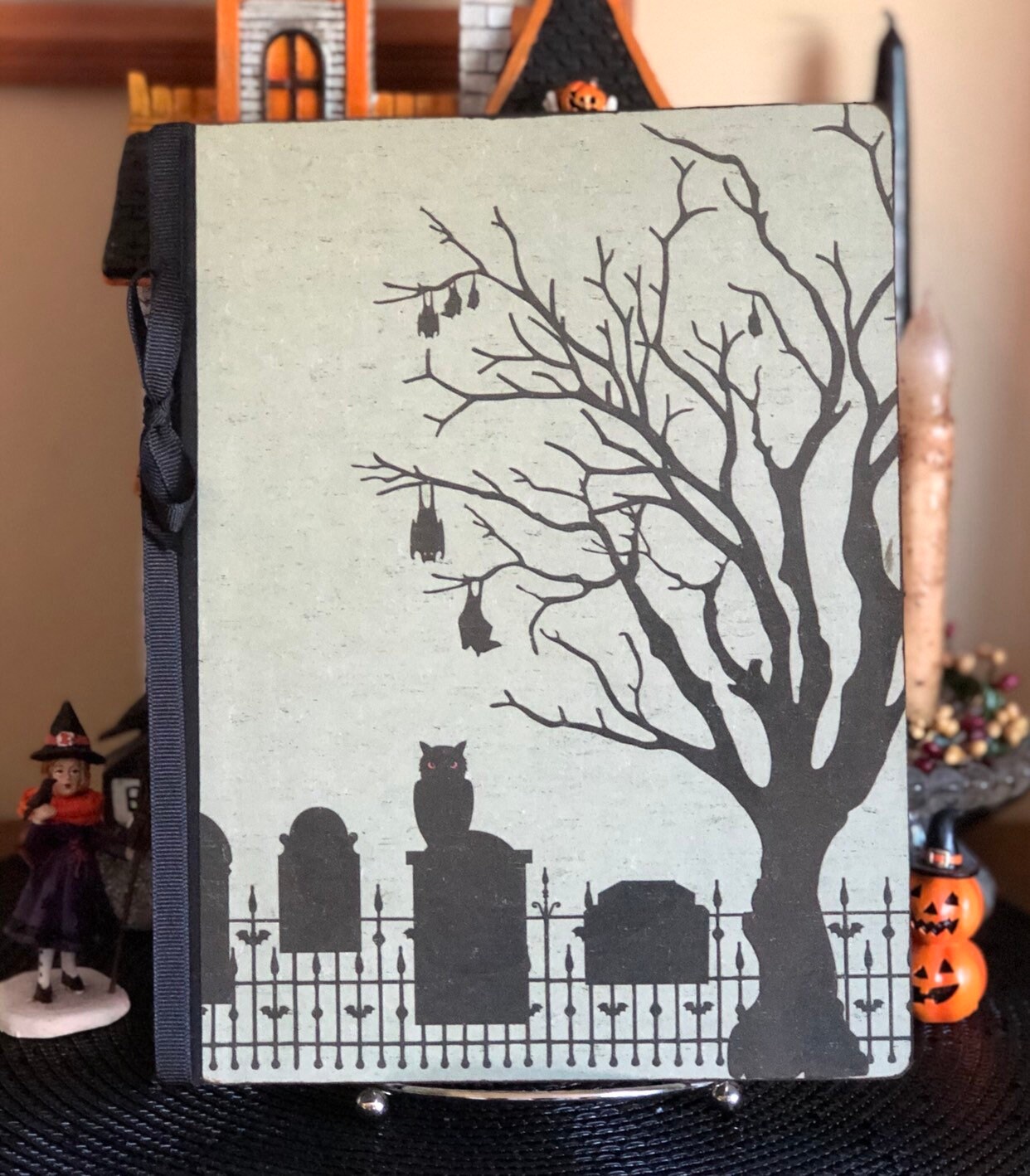 Walk Through the Graveyard Halloween Notebook Halloween - Etsy