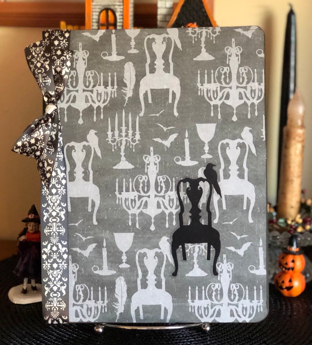 Inside the Haunted House Halloween Notebook Halloween Journal Spellbook ...